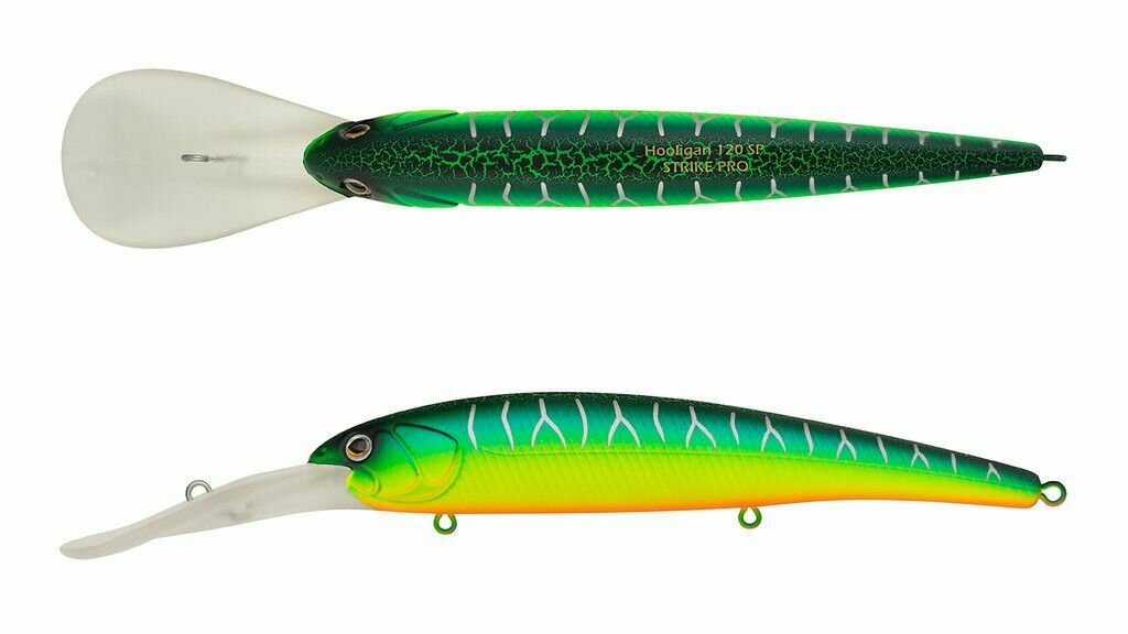 Воблер Strike Pro Hooligan Deep Diver 120 EG-220L#A223S-RP 12см