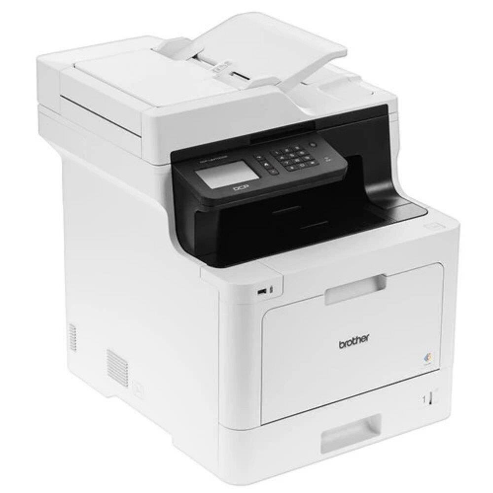 Принтер Brother DCP-L8410CDW МФУ, A4, цветной лазерный, 31стр/мин, 512Мб, дуплекс, ADF50, GigaLAN, WiFi, USB (старт. картриджи 3000/1800стр)(DCPL8410CDWR1)