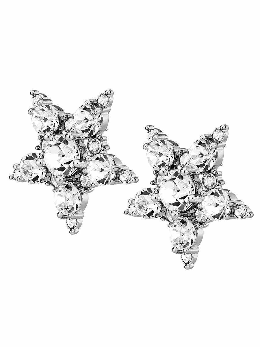 Серьги, кристалл, кристаллы Swarovski, хрусталь