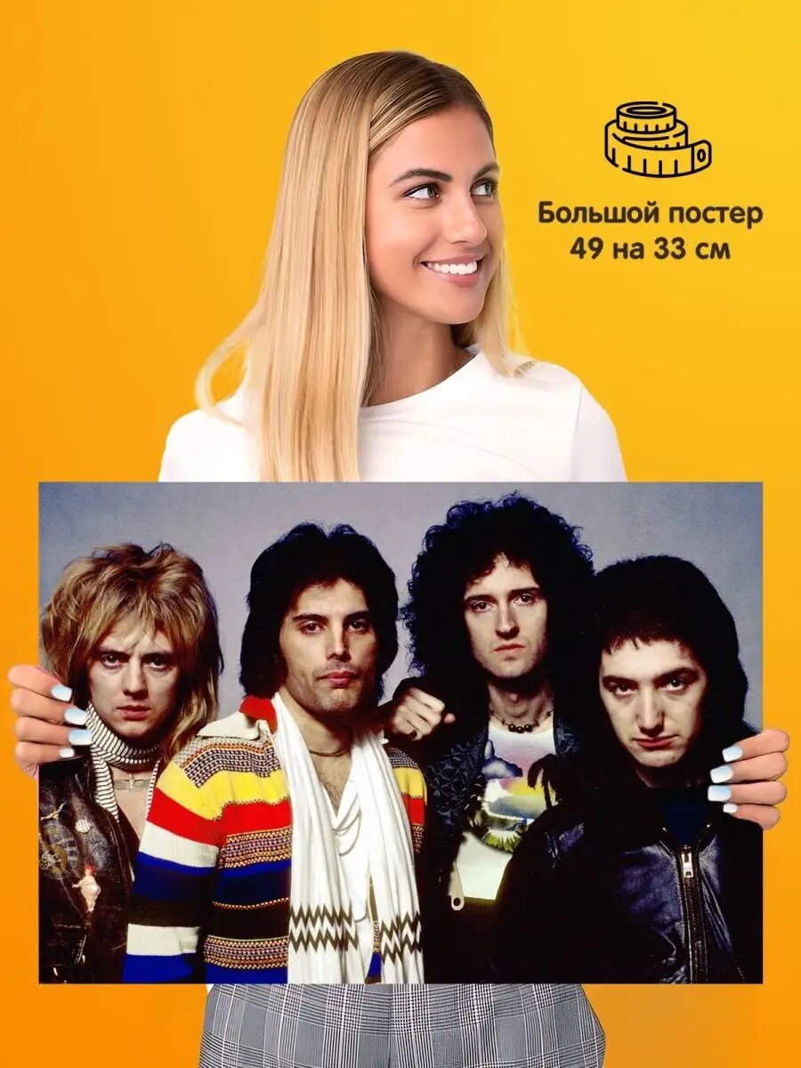 Постер плакат Queen Квин