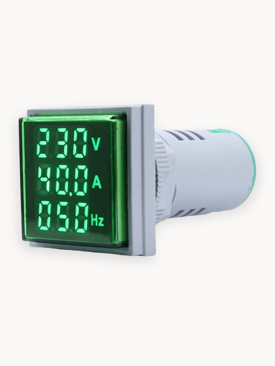 Монитор переменного тока TOMZN AD16-22, цифровой, встраиваемый, зеленый, 50 - 380В