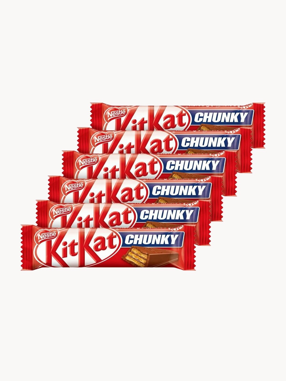 Шоколадный батончик KitKat Chunky, 38 гр, 6 шт