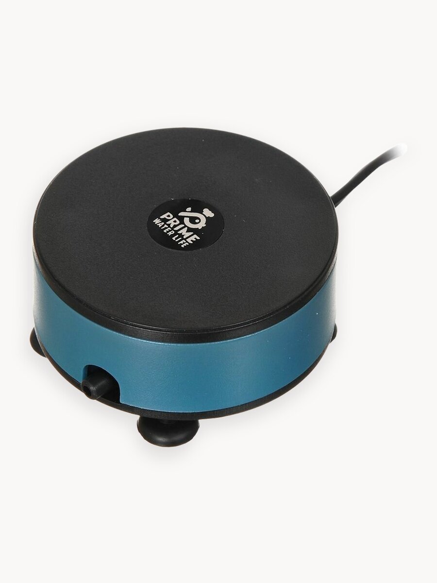 Компрессор аквариумный Prime сверхтихий серия AERO, 200мл/мин, 1,5 Вт, до 50л