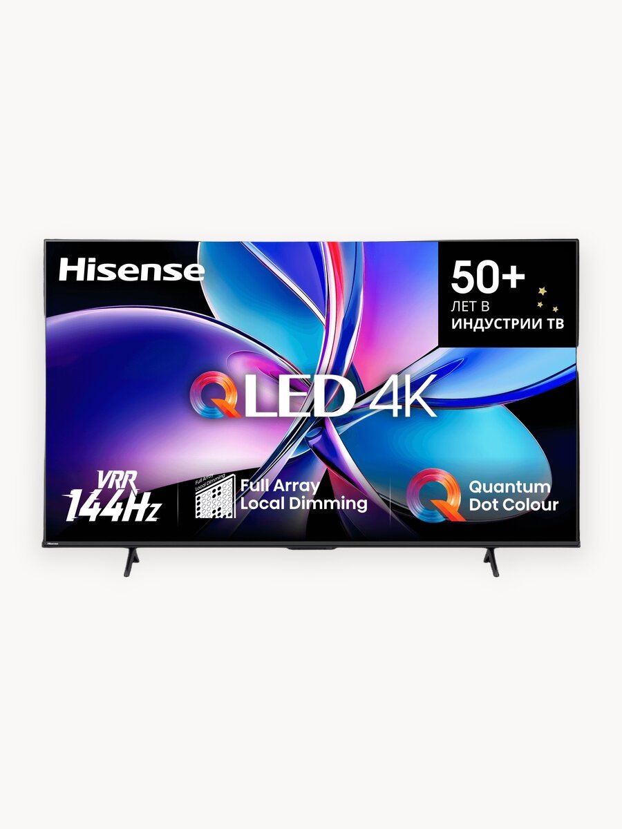 55" Телевизор HISENSE 55E7Q PRO, Ultra HD 3840x2180, 144 Гц Game Mode PRO, черный