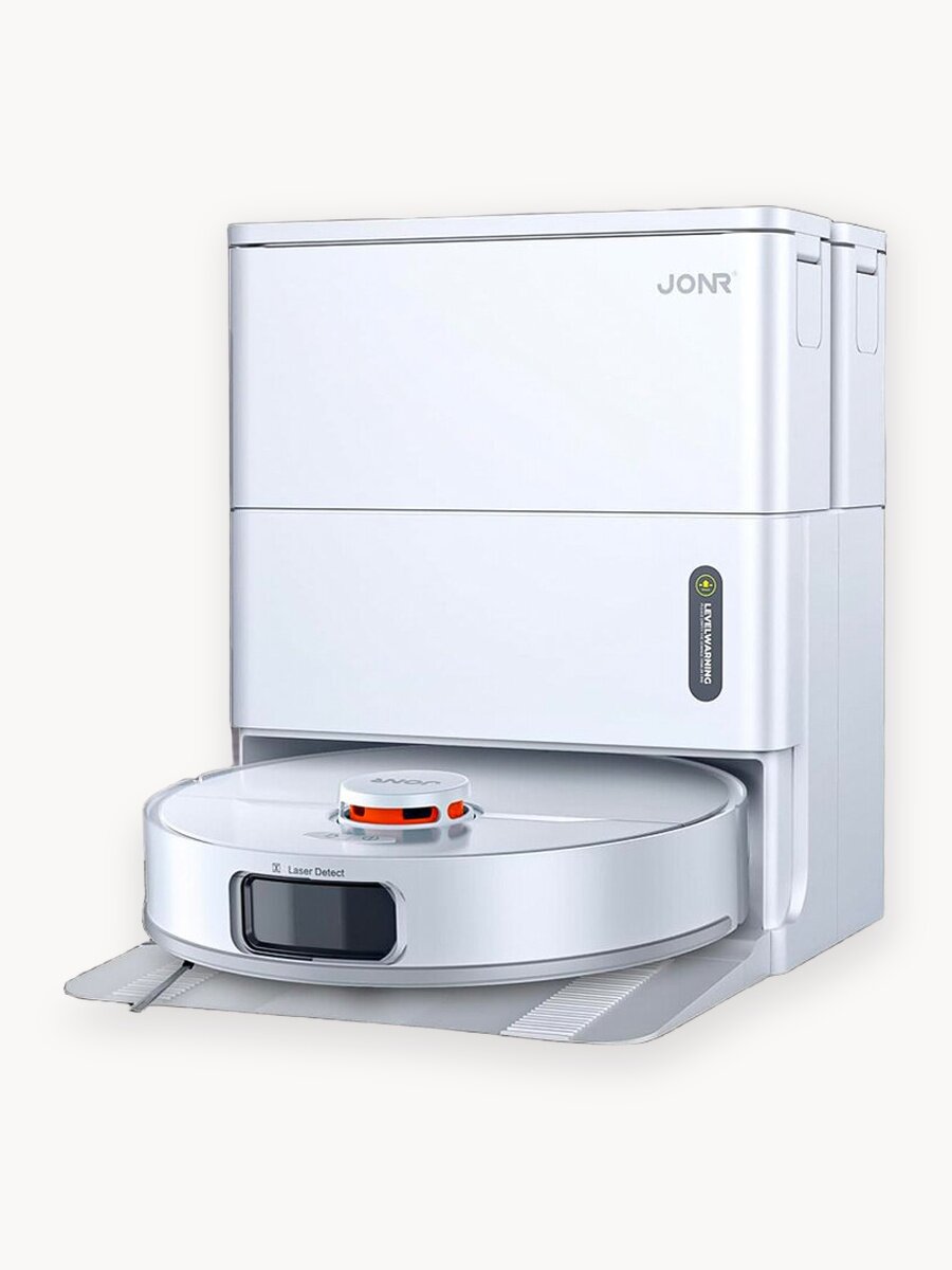 Робот пылесос с влажной уборкой JONR T5 PRO GEN2, 15000 Па, 5200 мА·ч, карта помещений, Mi Home APP