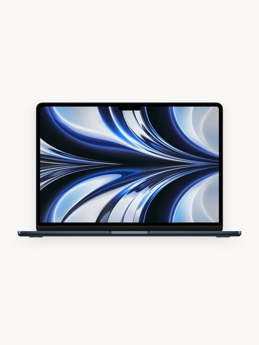 Apple Ноутбук MacBook Air 13 M2, 16/256GB, Midnight, ( Тёмная Ночь ) MC7X4 английская раскладка