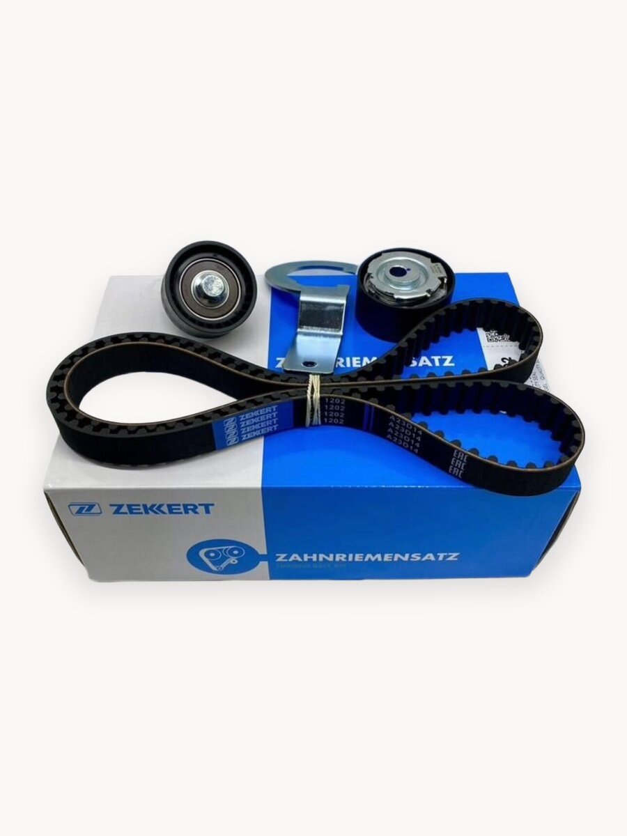 Комплект ремня ГРМ с роликами ZEKKERT, для LADA Granta/Kalina/Largus/Priora/Vesta с 16кл. ДВС.( ВАЗ 21126, 21127, 21129)