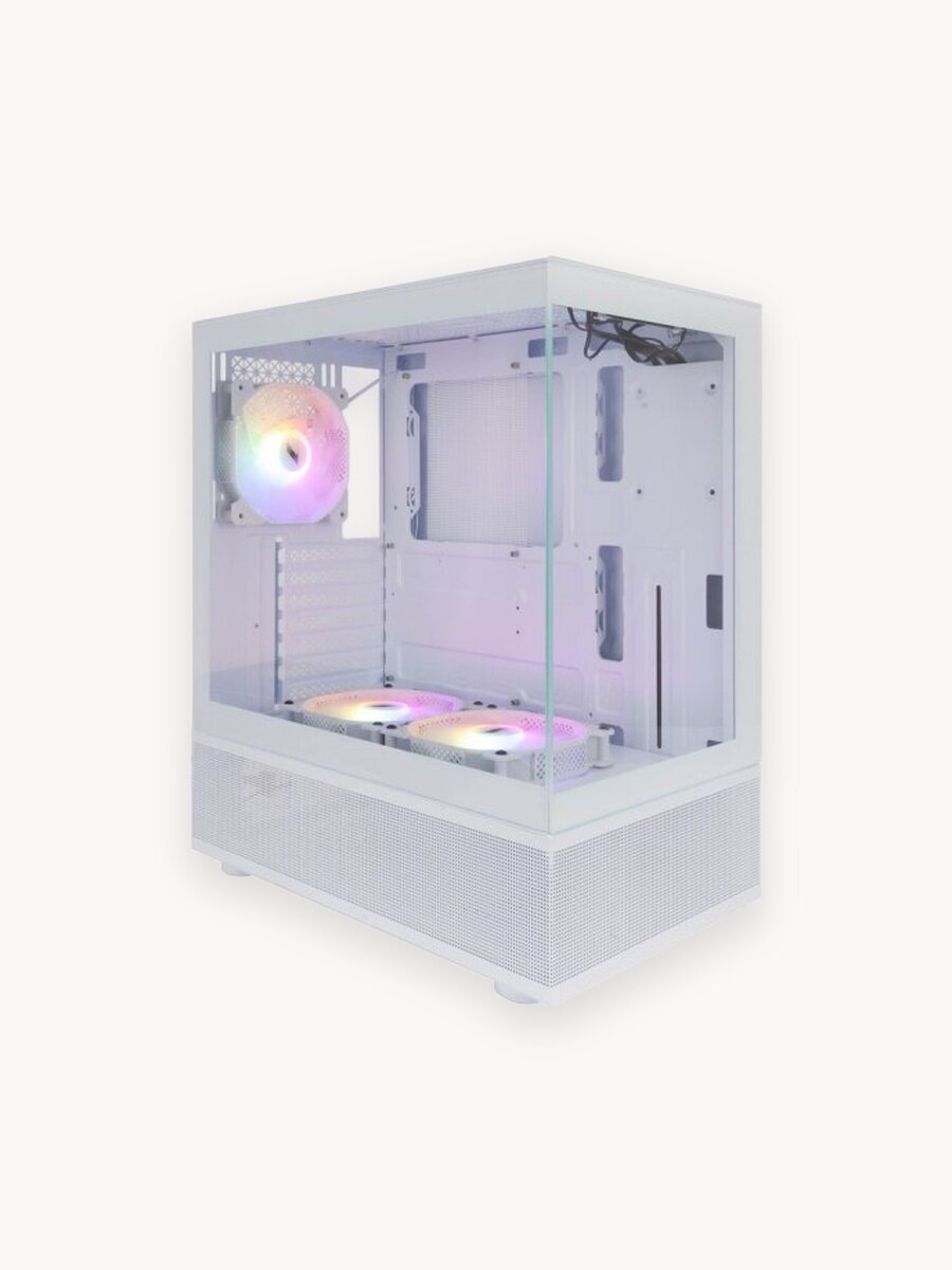Корпус 1STPLAYER MIKU Mi7-A, белый (Mi7-A-WH-2F1R-W-1F1-W)