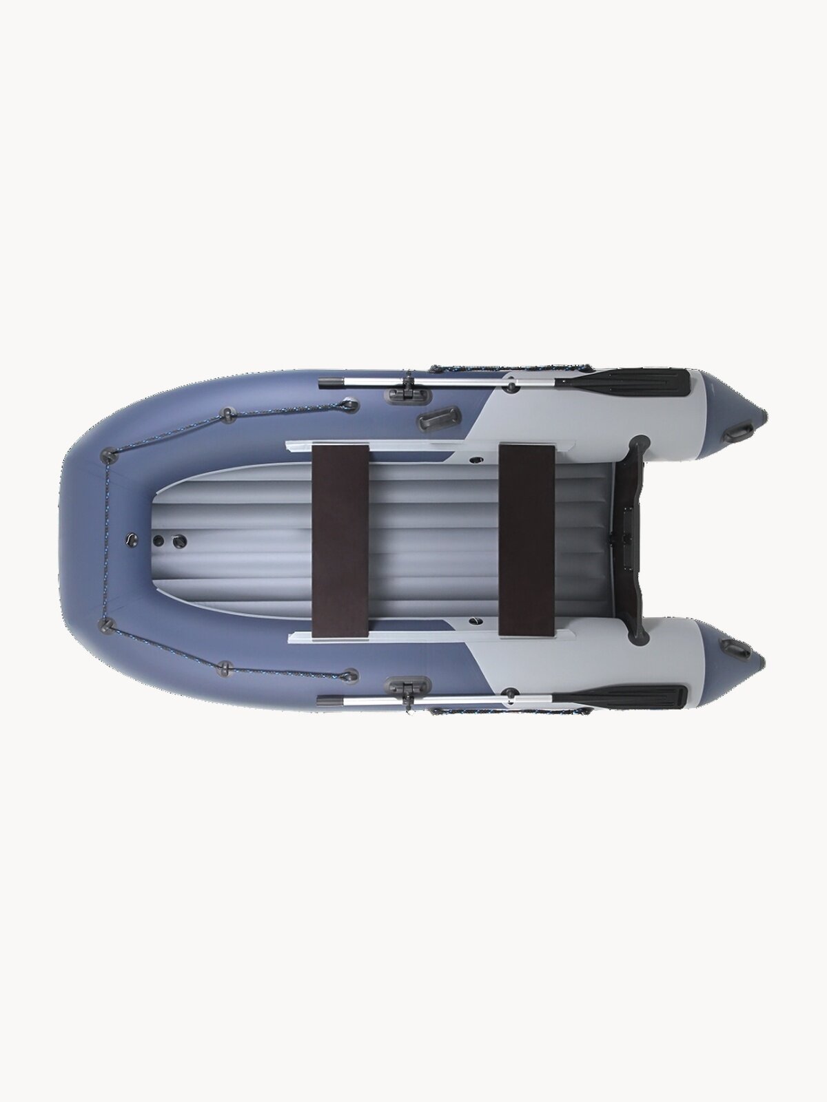 Комплект надувная лодка НДНД Grouper 310 Элит (серо-синий)