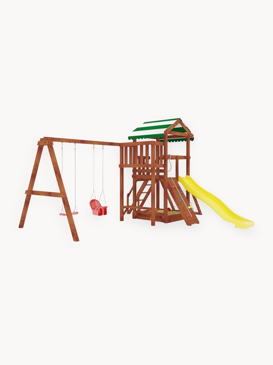 Детская площадка Савушка Мастер 2 (Махагон)