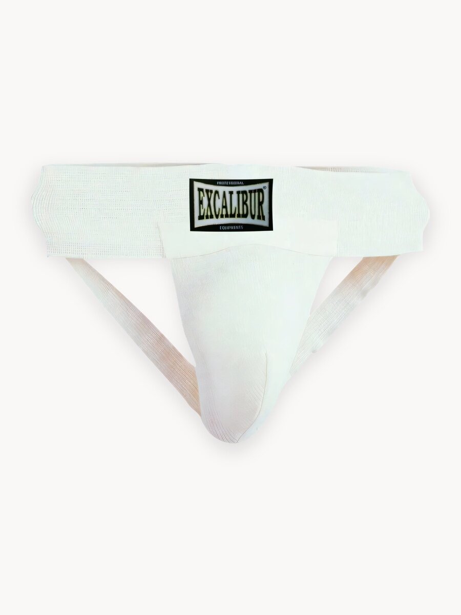 Защита паха Excalibur 1111 White XS, съёмная пластиковая ракушка