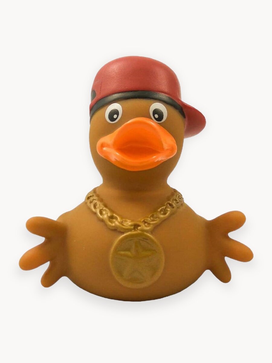 Игрушка для купания в ванной Funny Ducks Рэпер уточка, сувенир