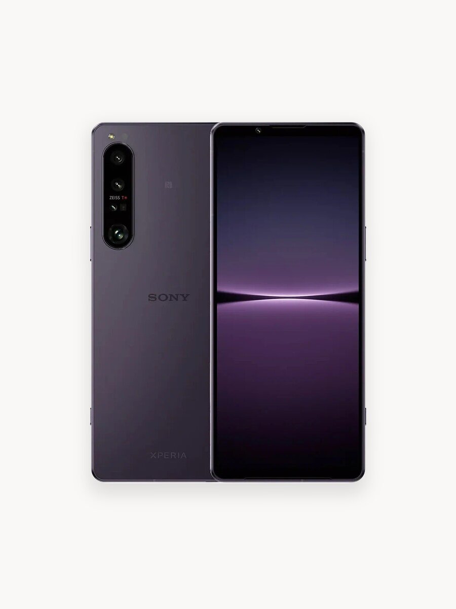 Смартфон Sony Xperia 1 IV 12/256Gb JP 1Sim , русский, Открытая сеть, google play Фиолетовый