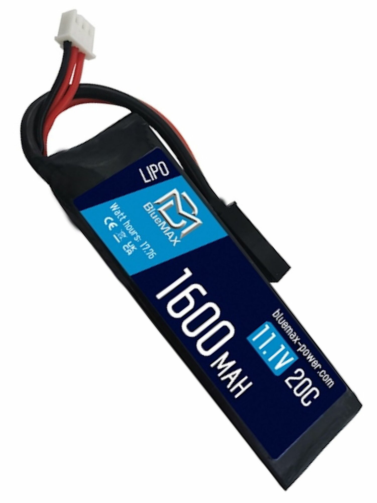 Аккумулятор BlueMAX Li-Po 11.1V 1600mah 20C Stick, 94x30x19,3 мм