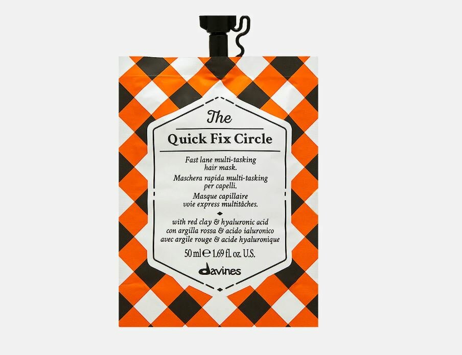 Супербыстрая многофункциональная маска для волос DAVINES THE CIRCLE CHRONICLES The Quick Fix Circle 3 Minute Hair Mask, 50 мл