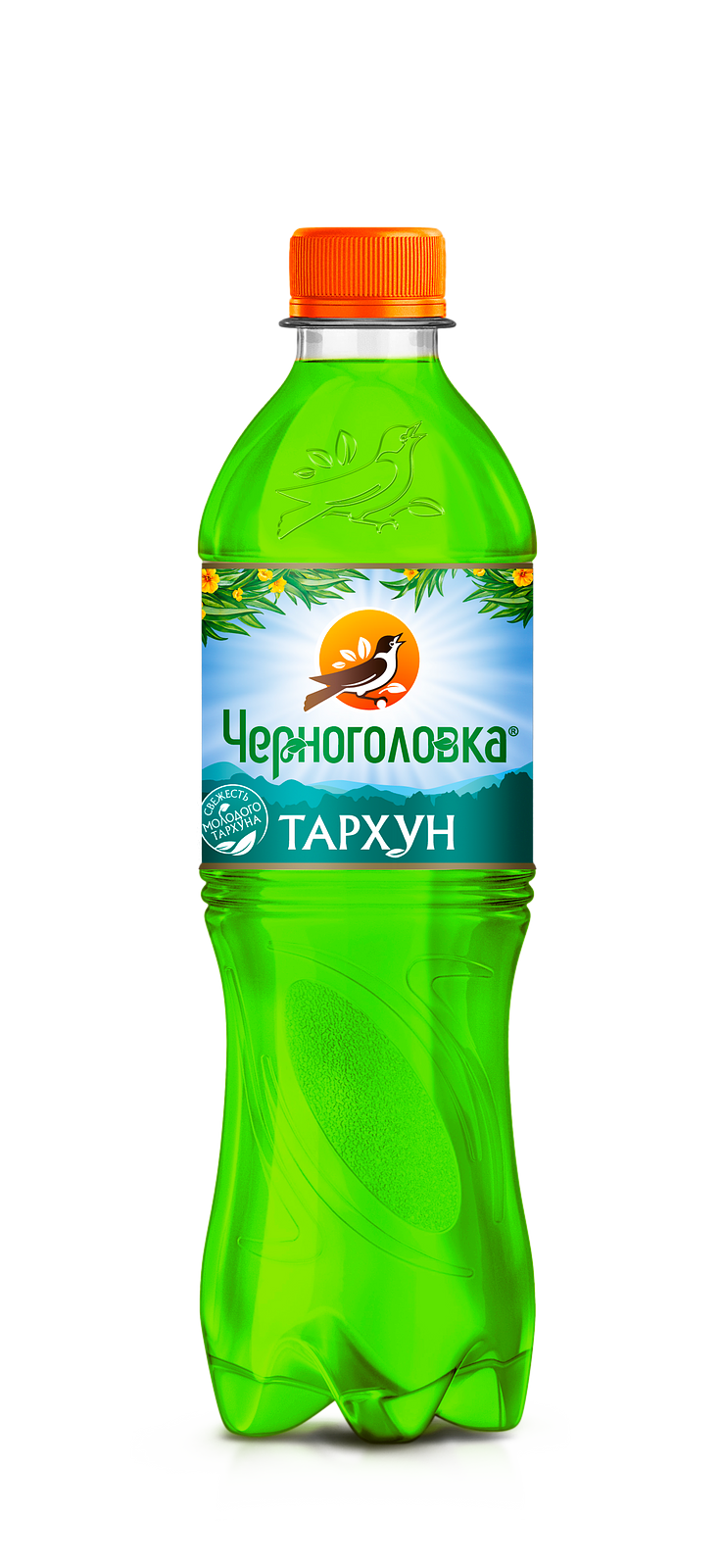 Упаковка из 12 штук Лимонад «Черноголовка» Тархун 0,5л