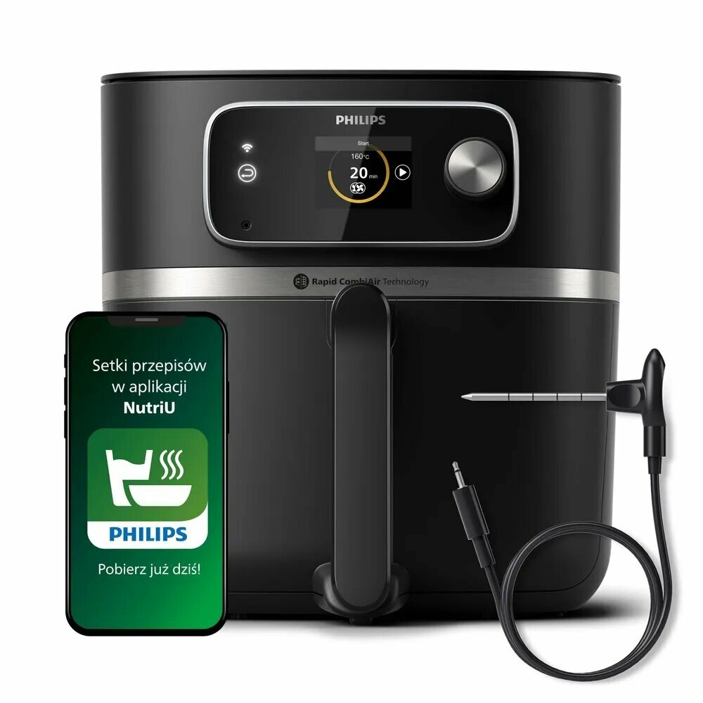 Фритюрница Philips OVI Smart 2.0 Combi XXL Connected HD9880 / 90 2200W 8.3 l мобильное приложение