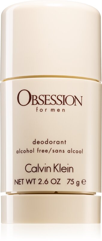 Calvin Klein Дезодорант-стик (без спирта) Obsession for Men Deodorant Stick, 75 мл