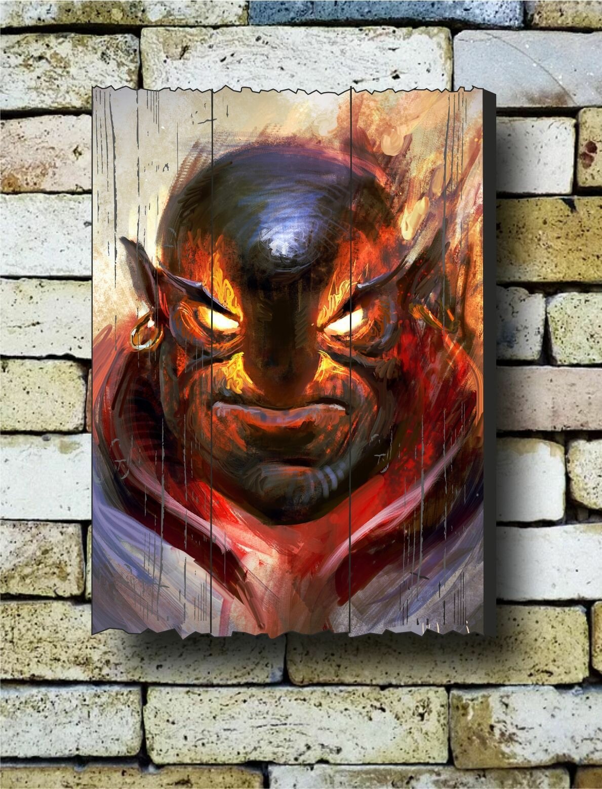Картина на досках. Dota 2. Ember Spirit.
