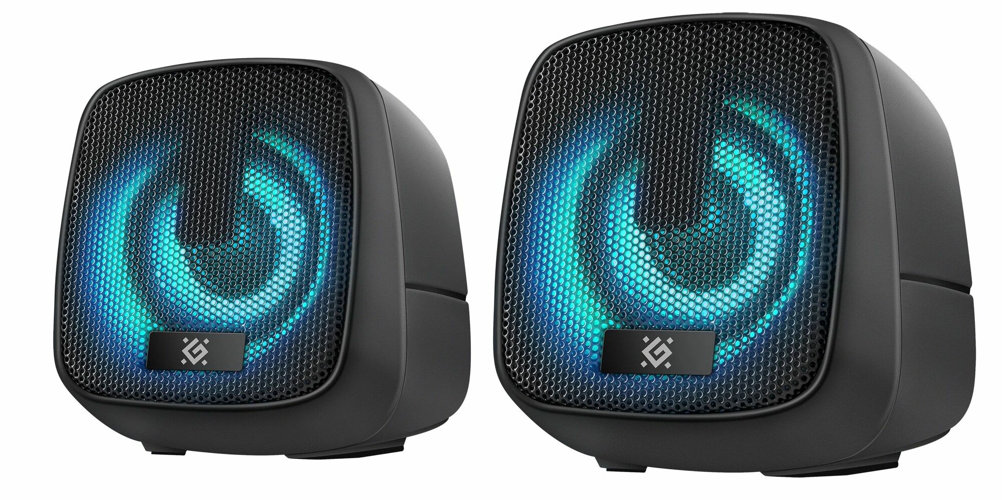 Колонки компьютерные Defender J2, 6 Вт, подсветка, питание от USB