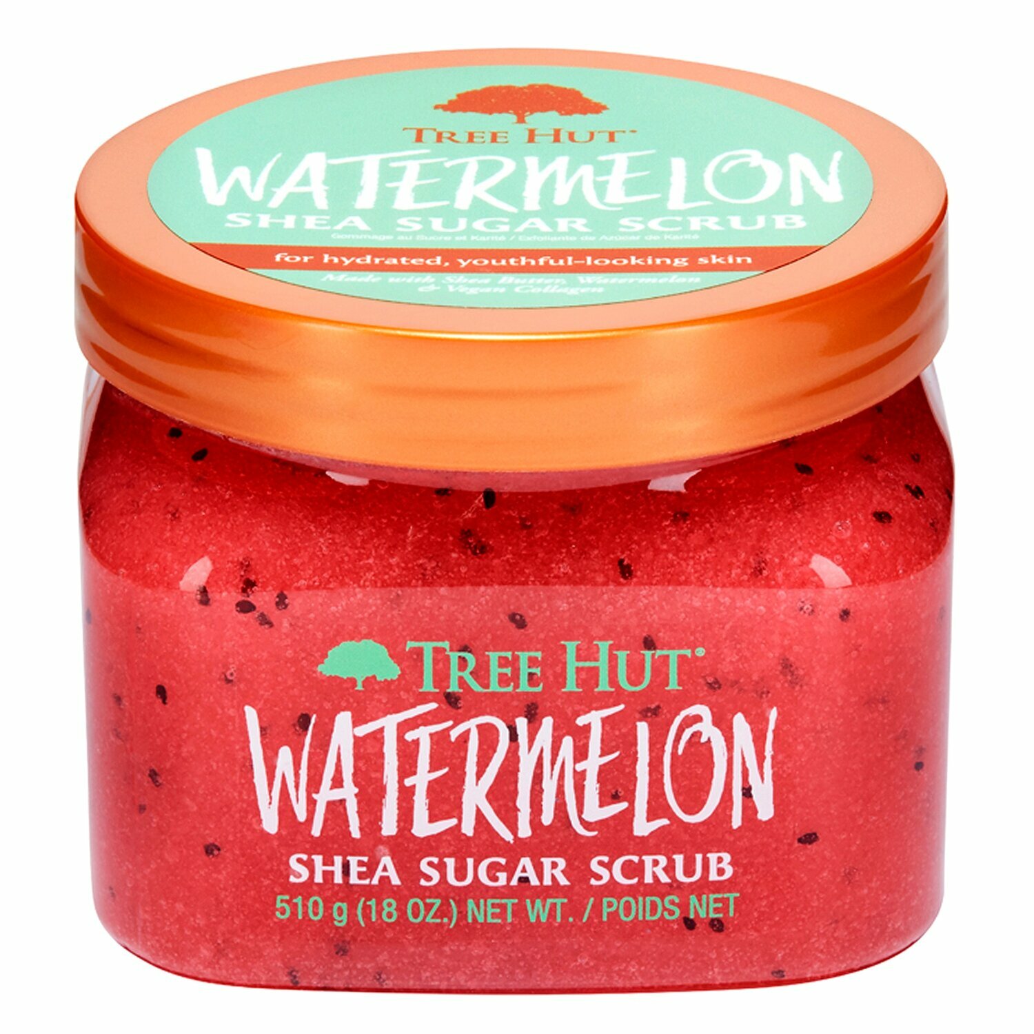 TREE HUT Watermelon Сахарный скраб для тела с ароматом арбуза 532 мл