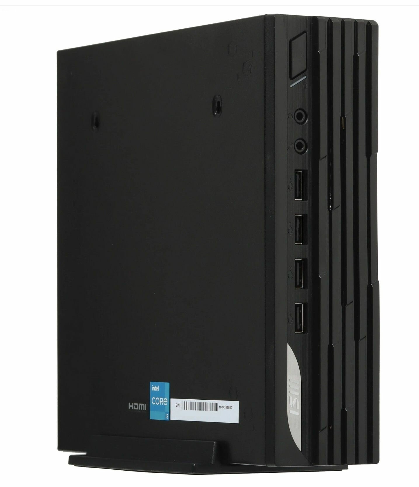 MSI Мини-ПК Pro DP21 12M-210BRU (Intel Core i3-12100, RAM Отсутствует, Intel UHD Graphics, Без ОС), 936-B0A421-210, черный