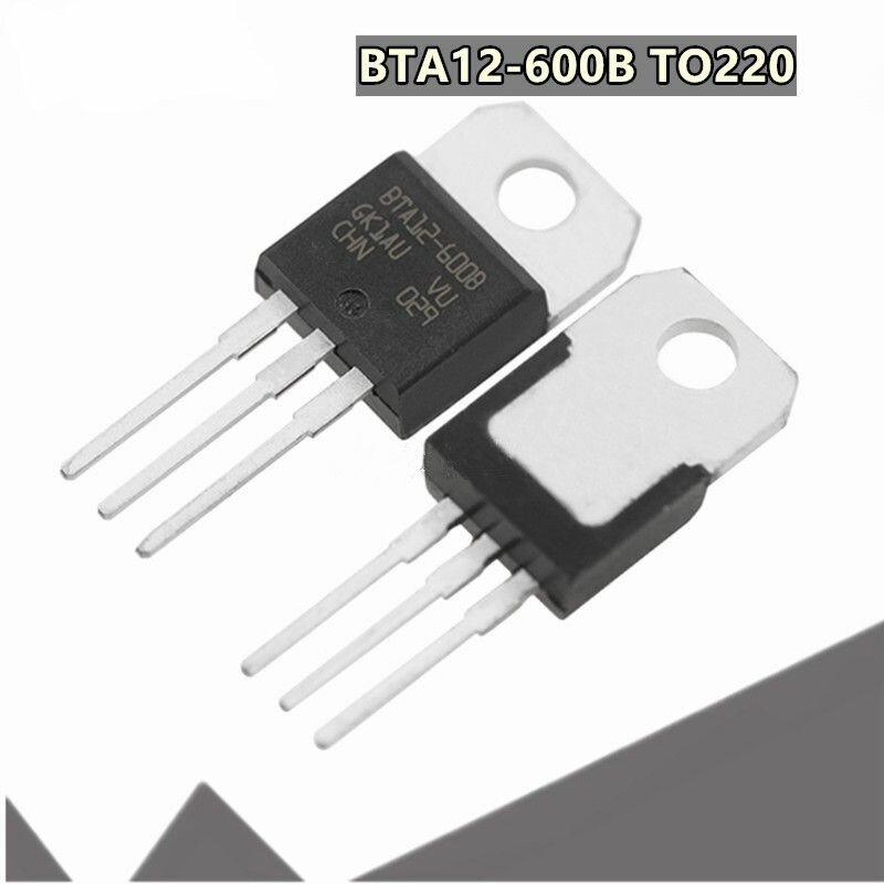 Симистор ВТА12-600В (12A-600V) TO-220AB, 5шт