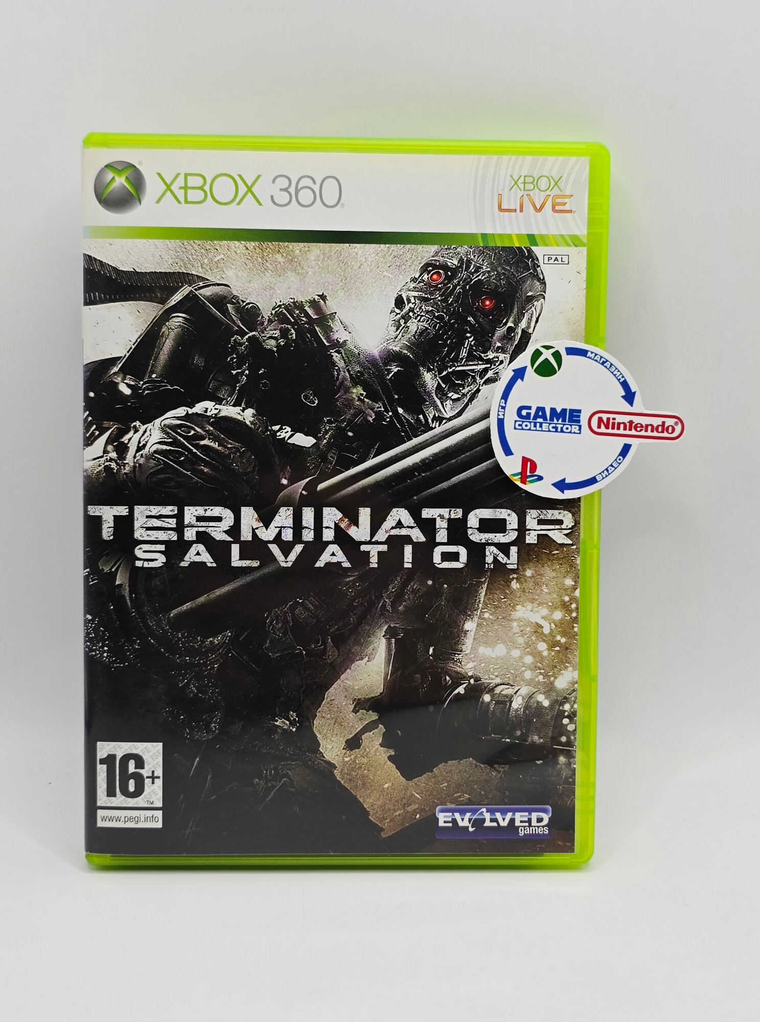 Игра Terminator Salvation для Microsoft Xbox 360 на диске на английском языке.