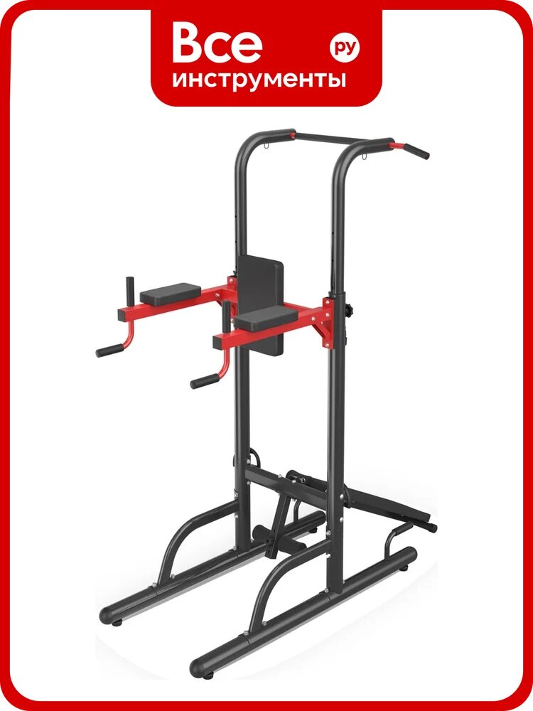 Турник-пресс-брусья UNIXFIT POWER TOWER 170P из прочной стали, напольный стационарный тренажер для силовых тренировок