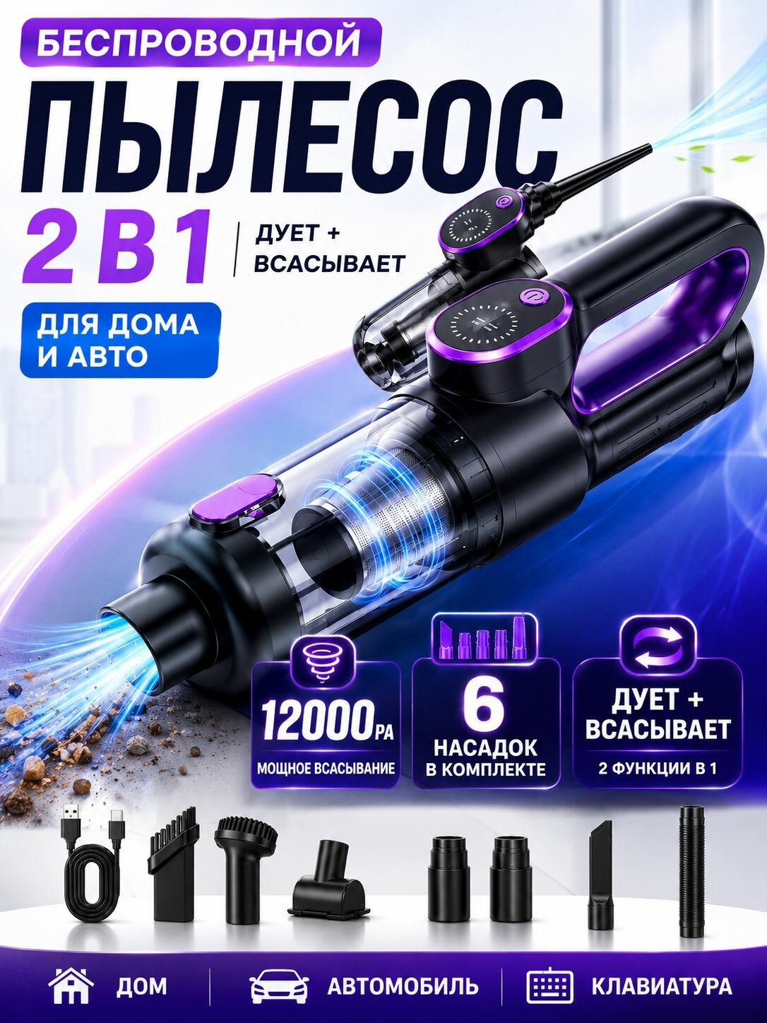 Пылесос для автомобиля; Автомобильный пылесос