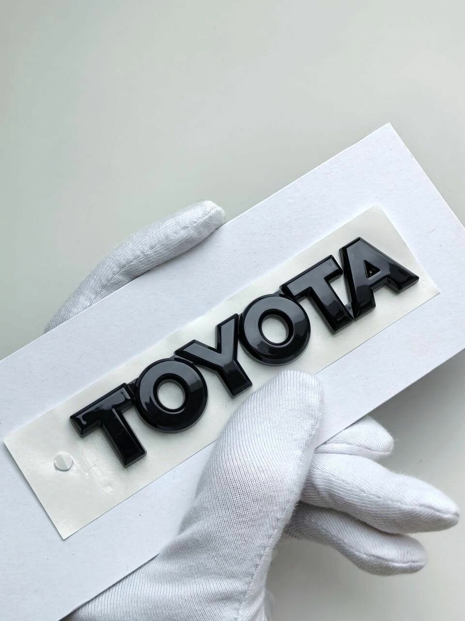 Надпись Toyota 92*18 мм шильдик эмблема Toyota Тойота на авто