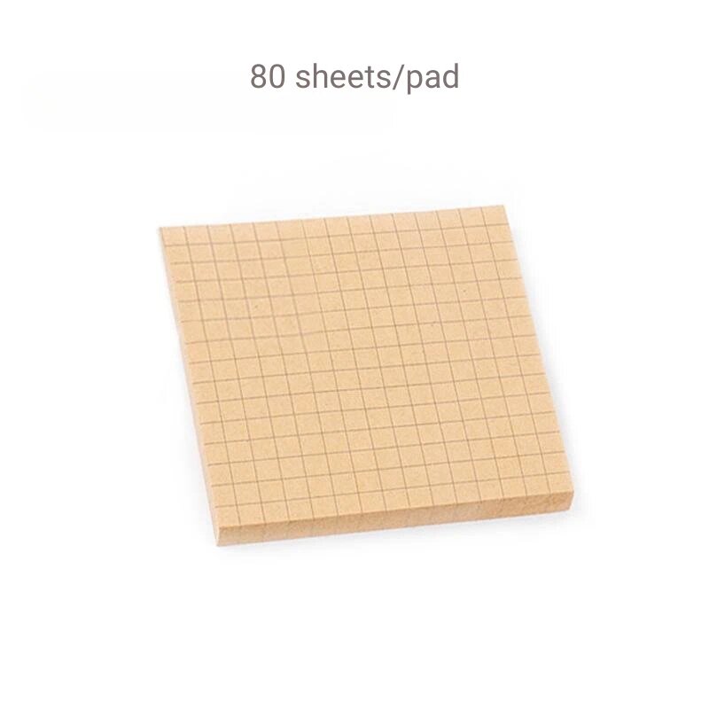 Блокноты из крафт-бумаги Yellow Grid