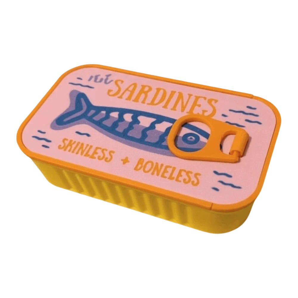 3D-печатная шкатулка для украшений Sardine Tin Style 1