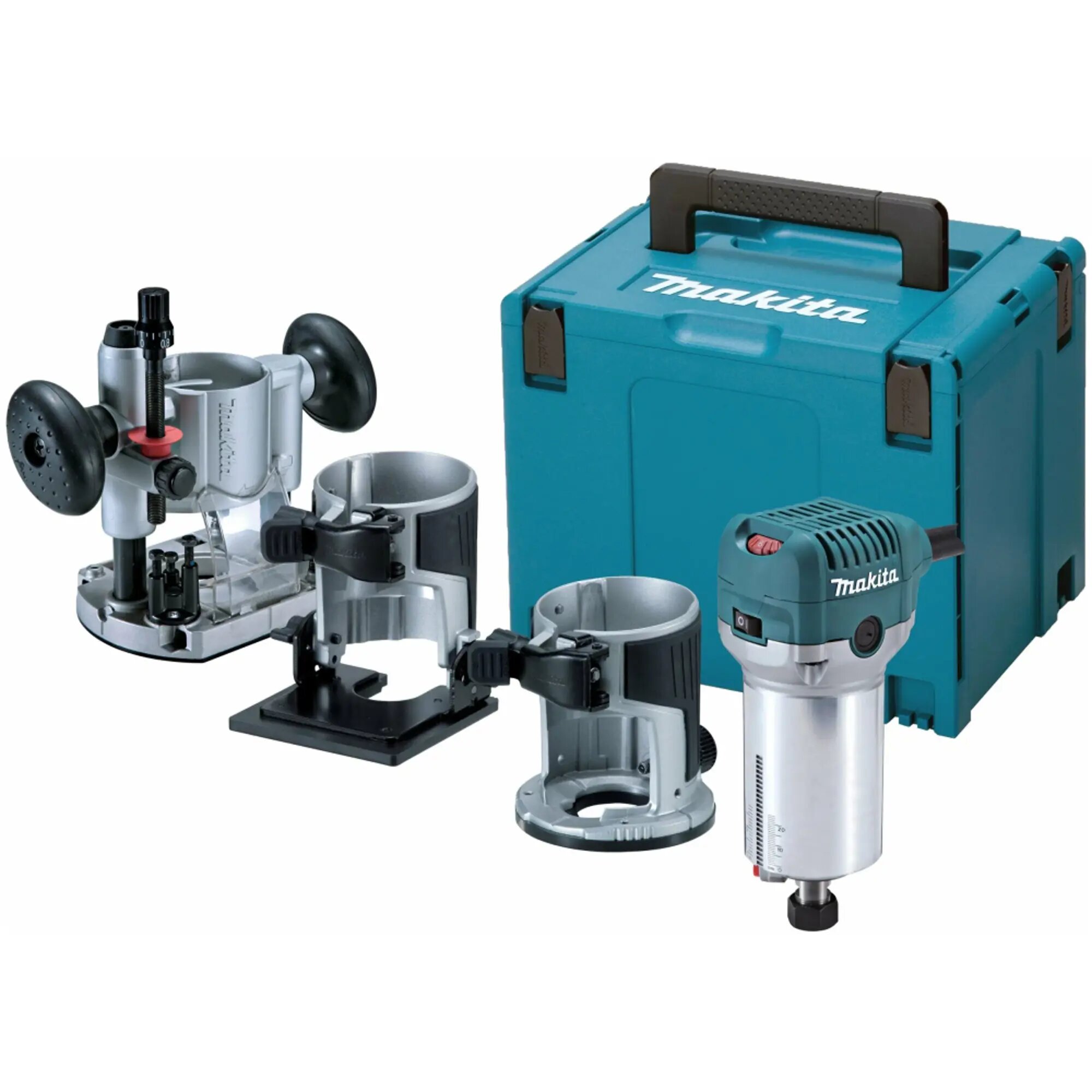 Фрезер сетевой кромочный Makita RT0702CX2J, 710 Вт