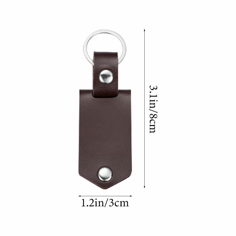 Кожаный Ключница С Фото Держатель Подарок Для Валентинового Дня 8x3Cm