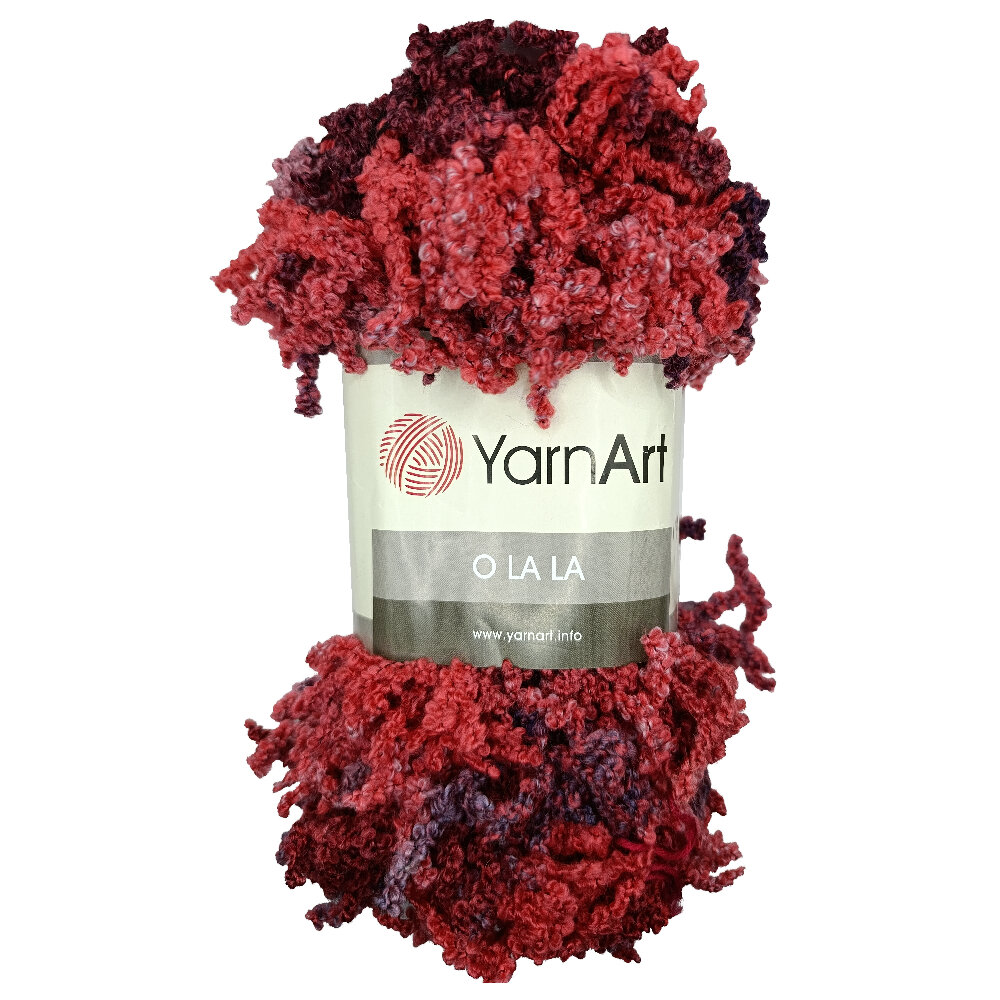 Пряжа для вязания YarnArt O la la 567 ягодный фиолетовый 1 уп 100 гр/11 м 30% шерсть, 70% акрил