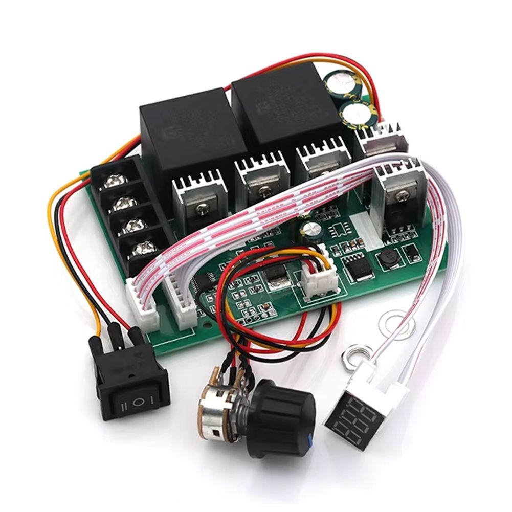U7PWM DC Моторный Контроллер Скорости DC10 -55V С Цифровым LED-Дисплеем, Входной Ток До 60A, 12V 24V 36V 48V, Без