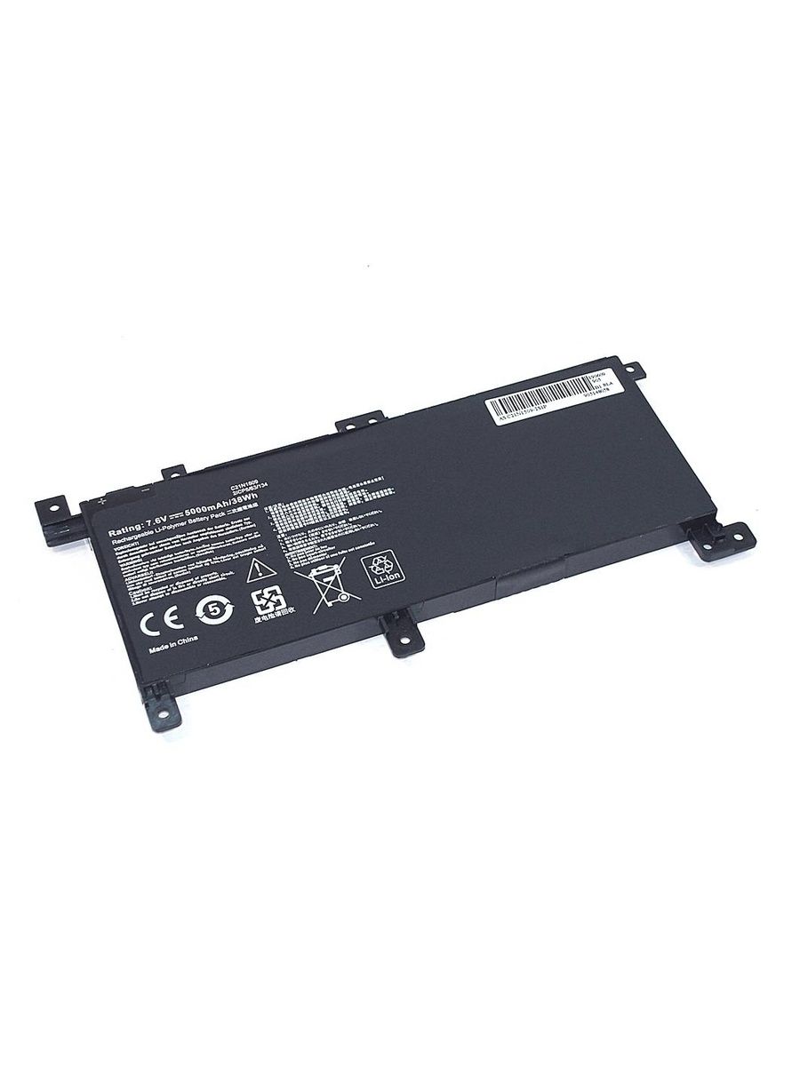 Аккумулятор для ноутбука ASUS 5000 мАч, (C21N1509, C21PQ9H, 0B200-01750000) 7.6V 38Wh
