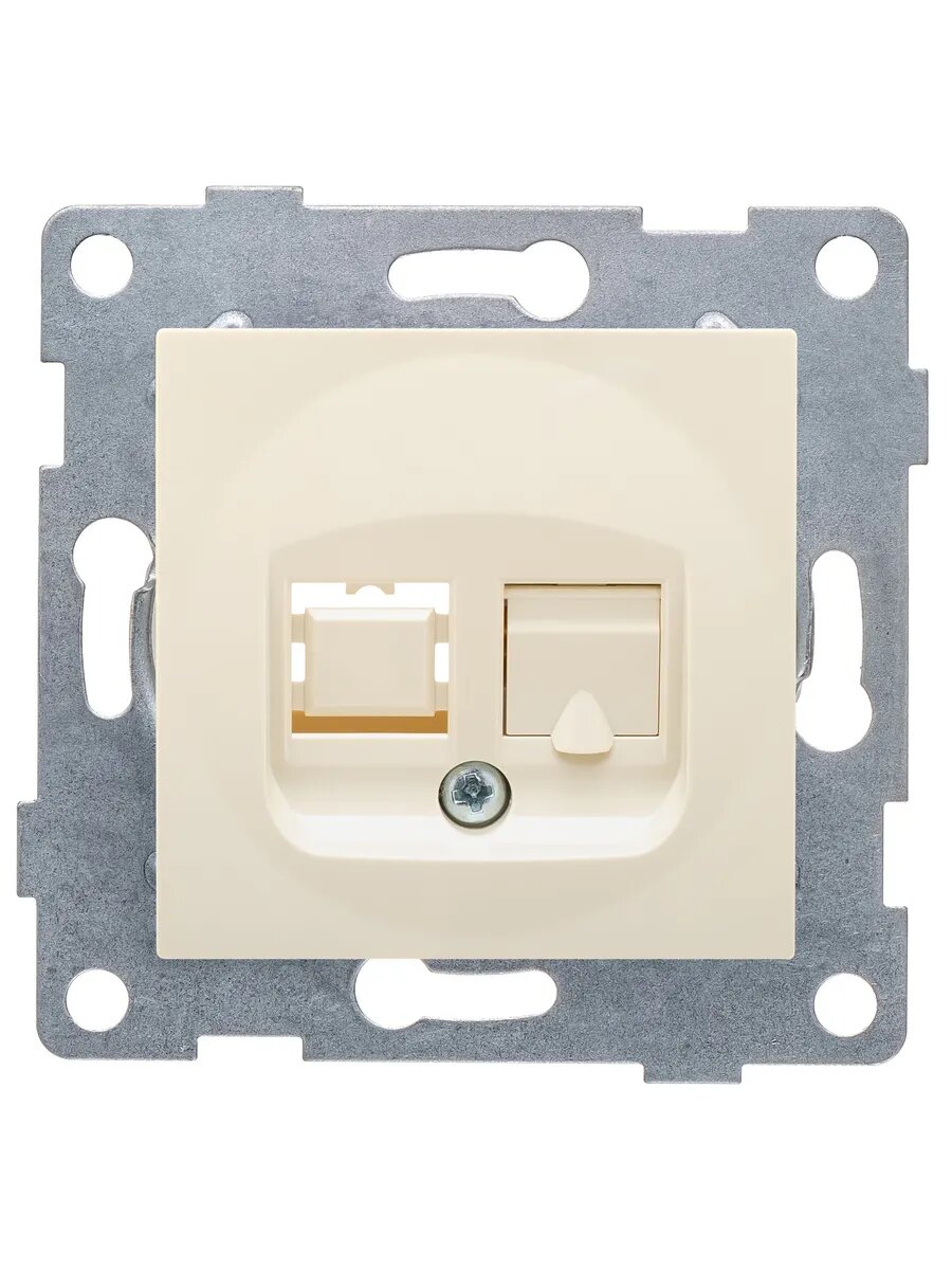 Механизм розетки компьютерной RJ-45 одинарной