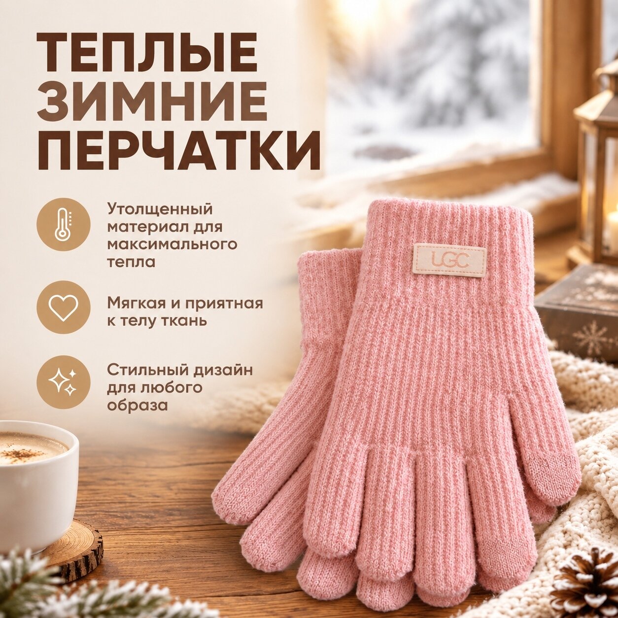 Перчатки для женщин