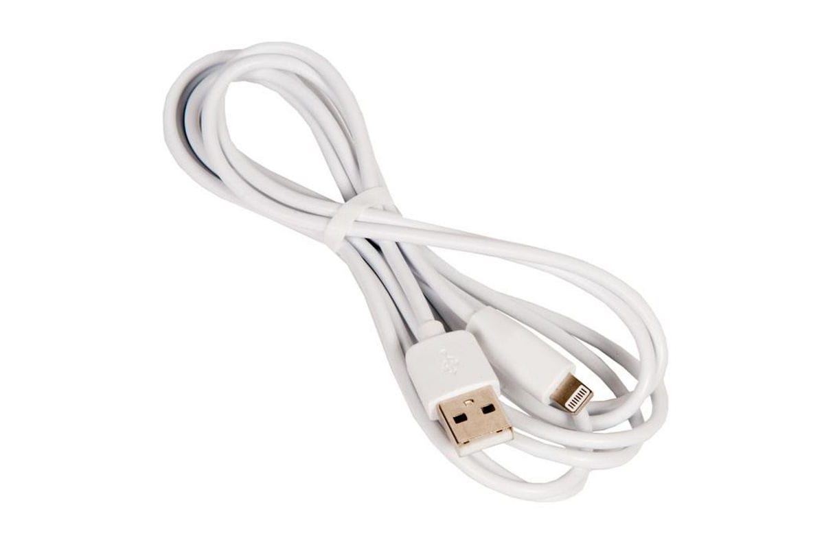 Дата-кабель USB с разъемом 8-pin для Apple 1м, Hoco X1 2.1А, белый