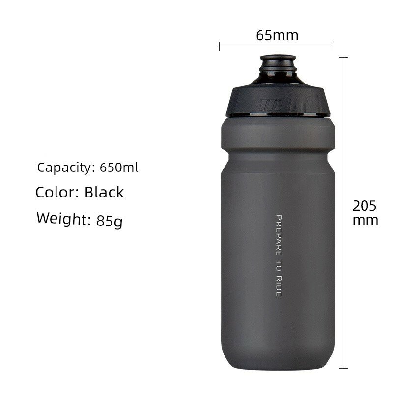 TOPEAK Черная 650 мл Водный Бутылка для Велоспорта Горных и Шоссейных Велосипедов - Портативная Сжимаемая