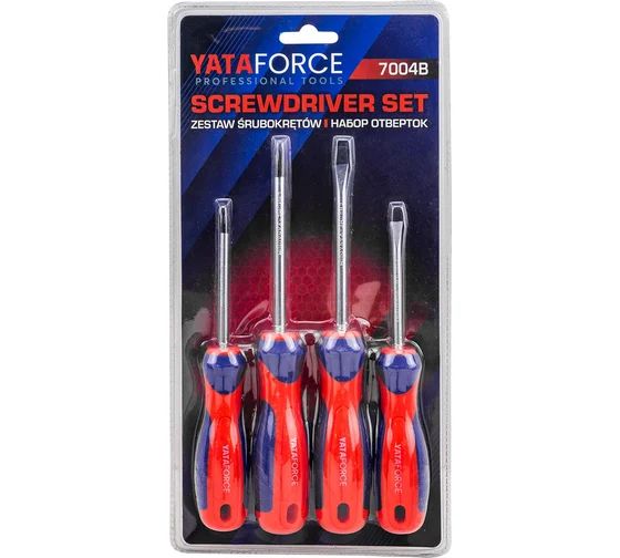 Отвертки, набор 4 предмета YATAFORCE