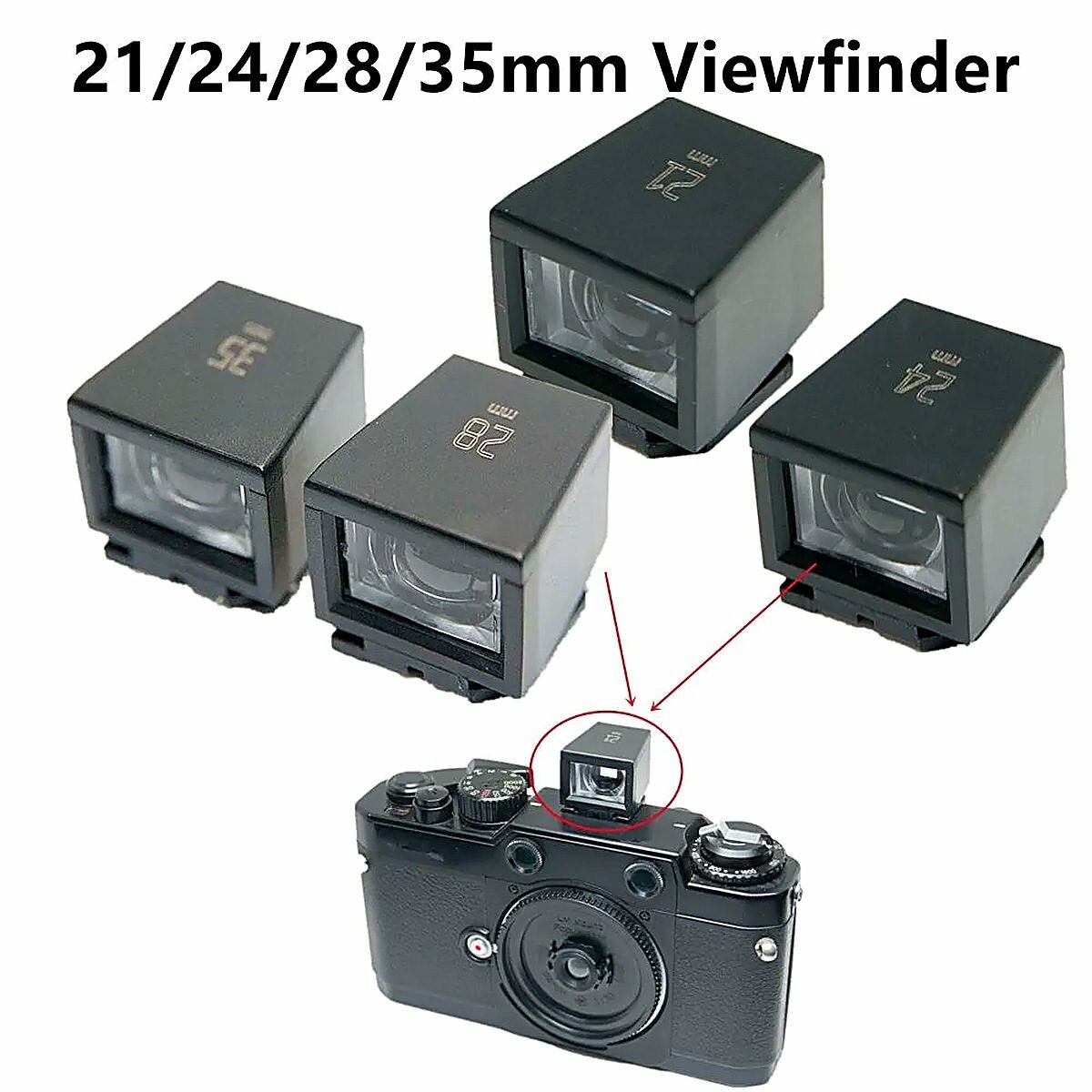 21mm Внешний оптический видоискатель с боковой осью для камеры Ricoh GR Leica X