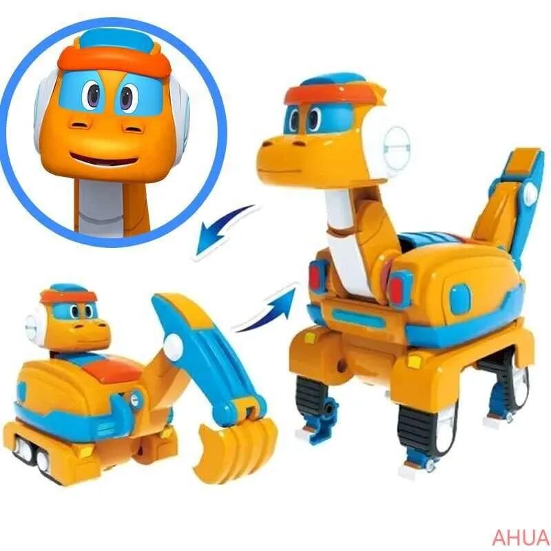 Игрушка-трансформер Команда (Отряд) Дино "Gogo Dino" динозавр Поки (Pokey)