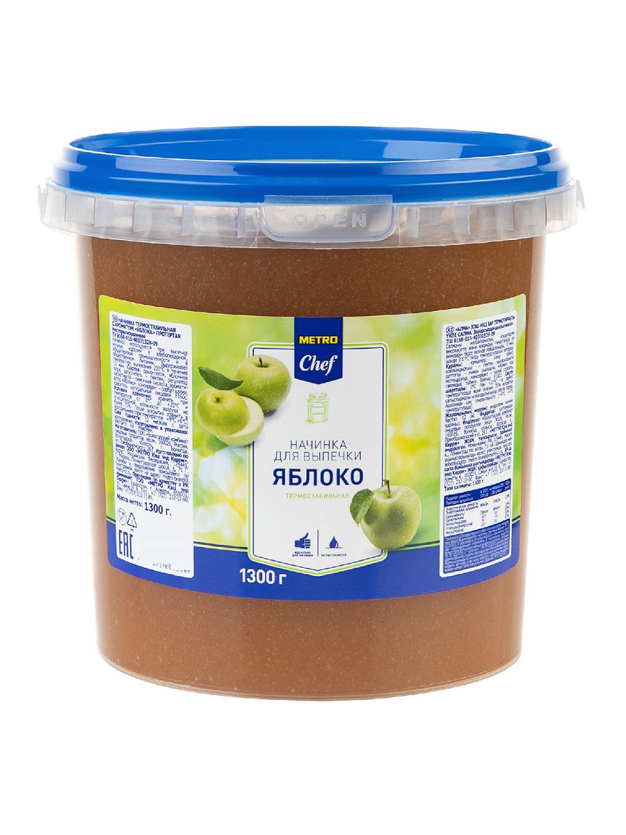 Metro Chef Начинка для выпечки яблоко, 1,3 кг