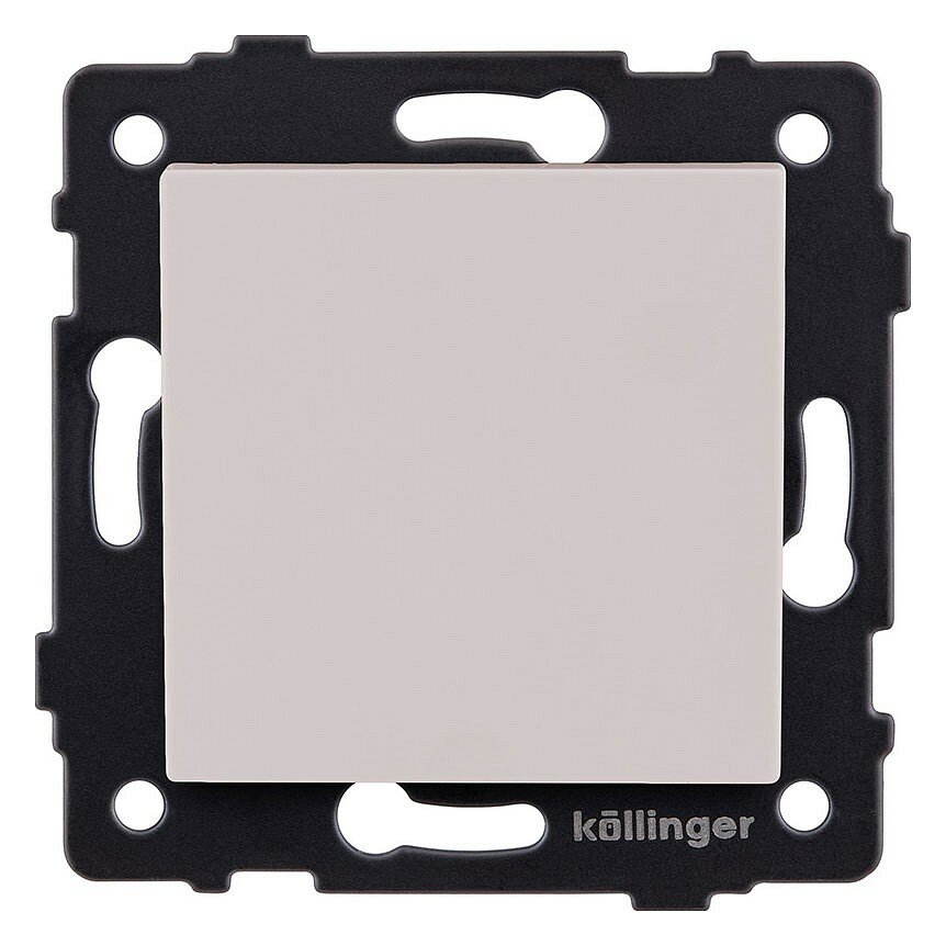 Выключатель одноклавишный без рамки Kollinger REA-S-001CM
