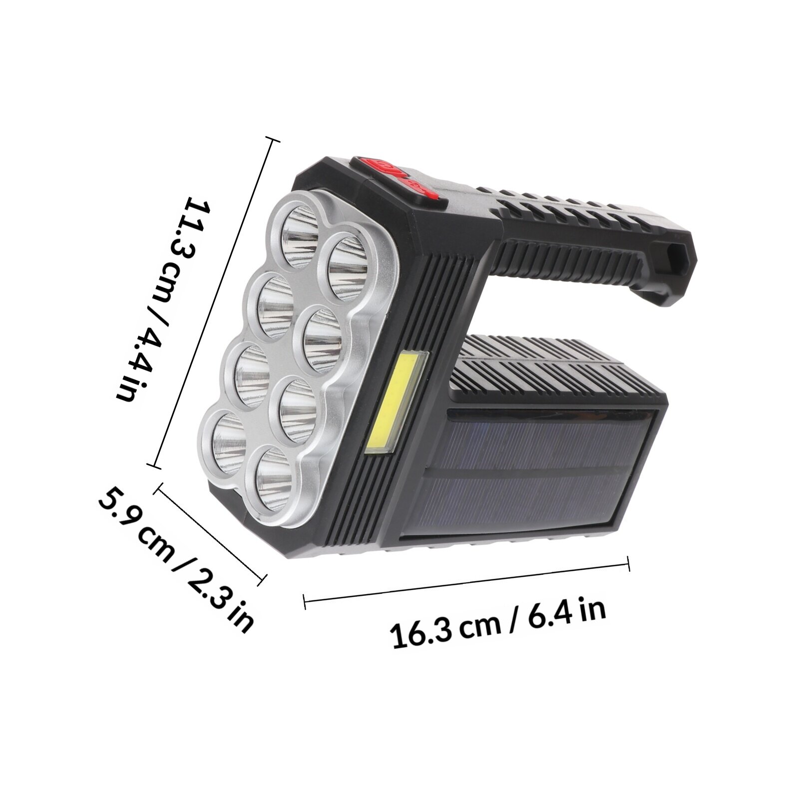 Перезаряжаемый Светодиодный Фонарь USB С Подсветкой Для Научных Работ 16.3X11.3X5.9CM