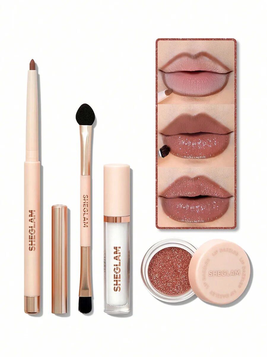 Sheglam Lip Dazzler Kit набор блесков для губ Center Stage