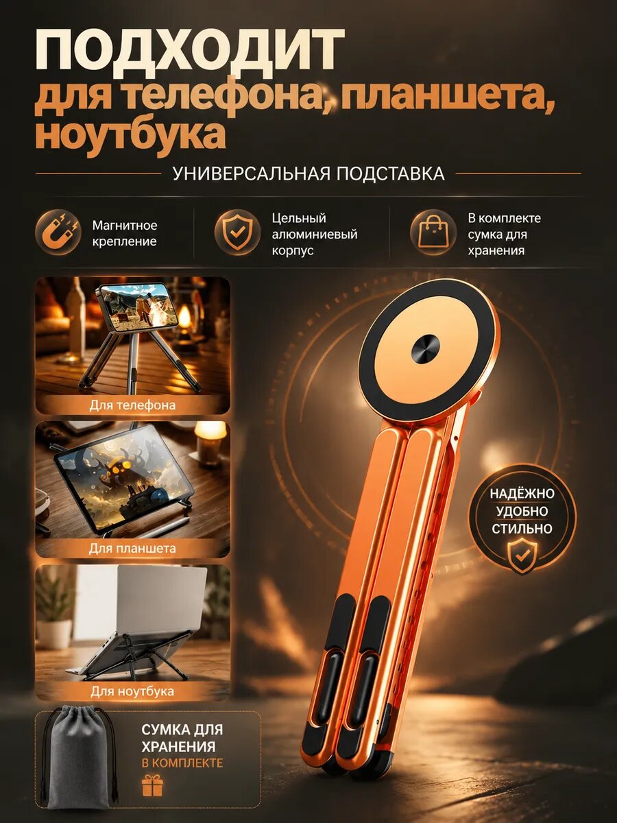 Регулируемая магнитная подставка